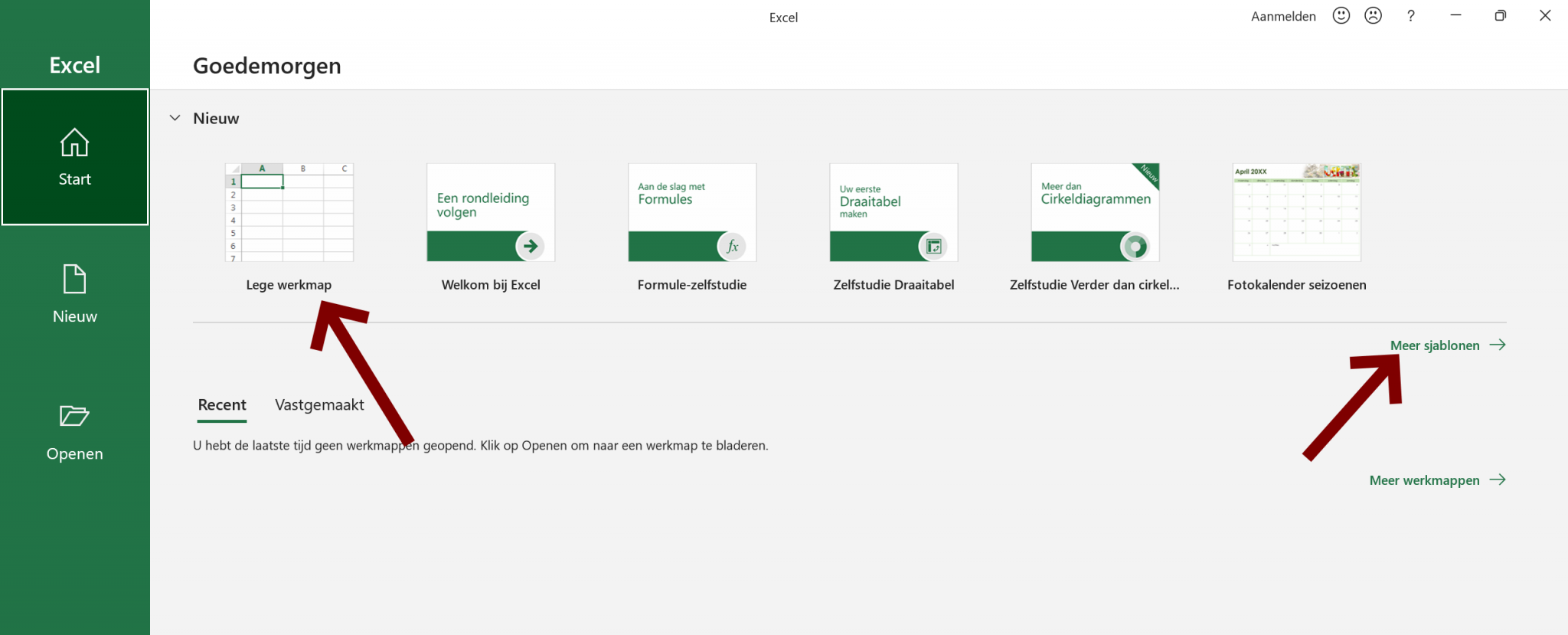 Les 1: De structuur van Excel - Excel hulp